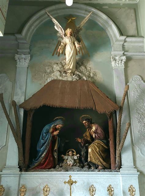 Christmas scene in the cathedral of León Gto Weihnachten Christus