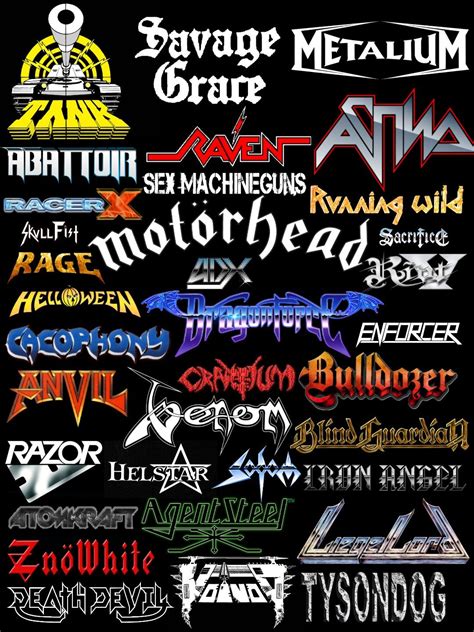 Speed Metal Bands Heavy Metal Music Heavy Metal Bands Metal Bands