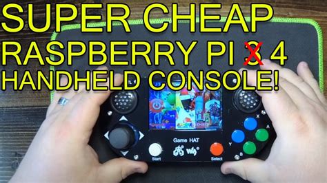 super cheap raspberry pi 4 handheld youtube
