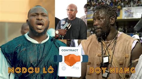Urgent Modou Lô vs Boy Niang régularisé au CNG le promoteur Makane