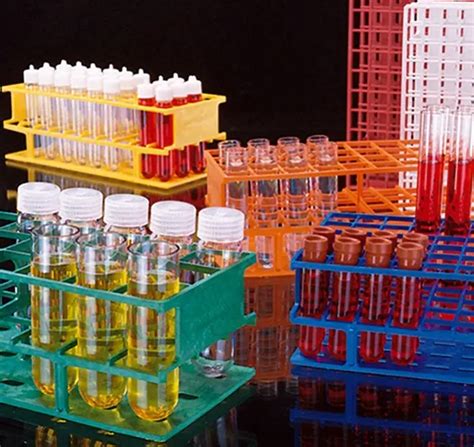 Halb Racks Für Röhrchen Ø 20 Mm Farbe Blau Nalgene Labormaterial