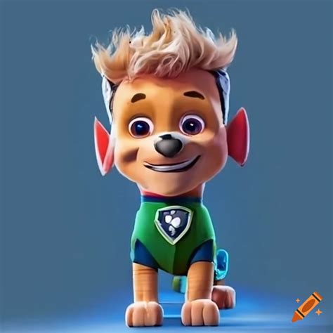 Marshall From Paw Patrol Playing Soccer On Craiyon