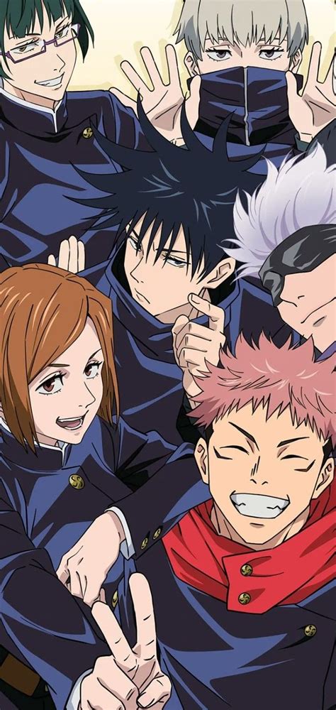 An Anime Group With One Pointing At The Camera And Another Holding His