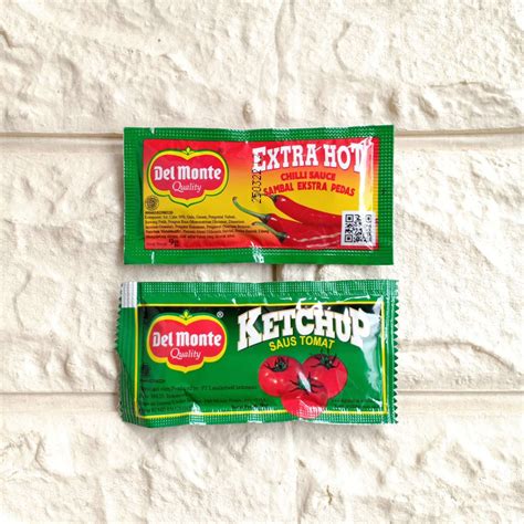 Jual Delmonte Sachet 9gr Del Monte Sambal Ekstra Pedas Saus Saos Tomat