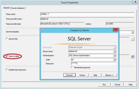 How To Save A SQL Server Trace Data To A Table