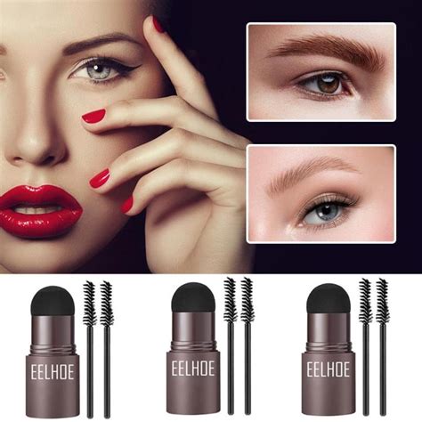 EELHOE Eyebrow Print Innovative Lightweight Plastic One Step Brow Stamp