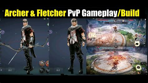 Black Desert Mobile Archer Fletcher Pvp Gameplay Build Youtube