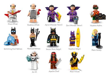 Lego Batman Movie Minifigures Series Sheet Mertqhall
