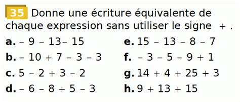 Nombres Relatifs Simplifier L Criture Des Nombres Relatifs
