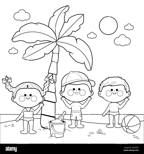 Agregar 72 dibujos niños playa para colorear vietkidsiq edu vn