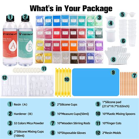 Buy Epoxy Resin Kit For Beginners 15 5 FL OZ Crystal Clear Casting