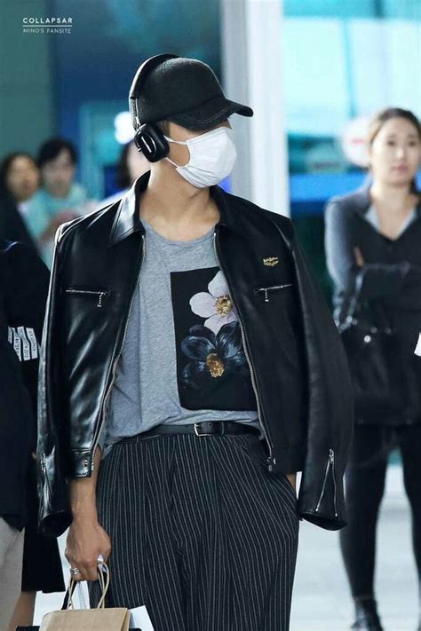MINO HQ 151007 Incheon Airport WINNER Song Mino Fashion