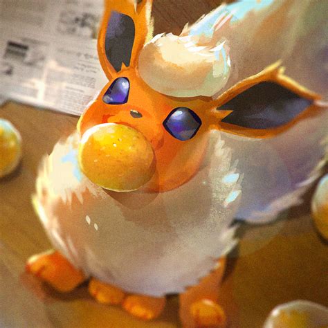 Flareon Pokemon Drawn By Ekm Danbooru