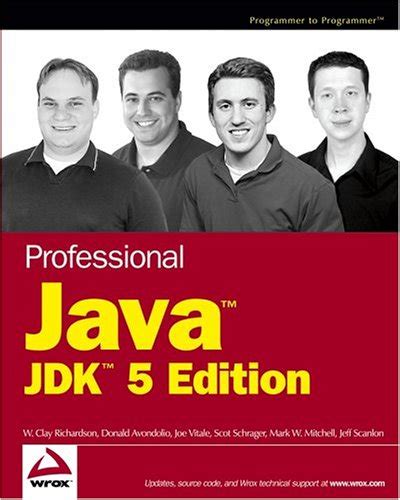 professional java wrox professional guides richardson w clay avondolio donald vitale