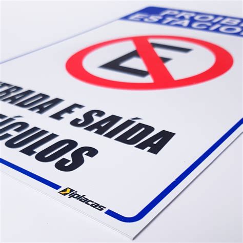 Placa Proibido Estacionar Garagem Guincho Lei Varios Modelos MercadoLivre