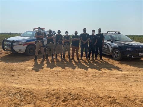 Ação conjunta das polícias Civil e Militar prende três homens por
