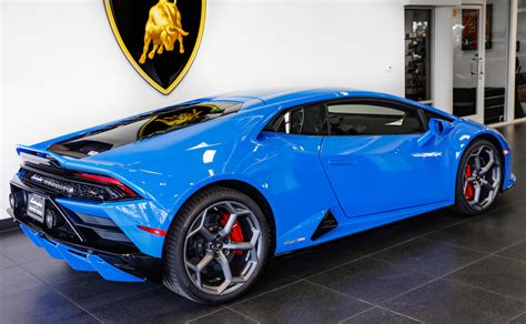 Blue Le Mans Lamborghini Huracan Evo Coupe Newport Beach