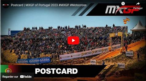 Motocross Portugal Agueda La Carte Postale Vid O Mototribu