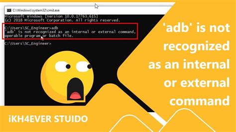 Adb Is Not Recognized As An Internal Or External Command Operable