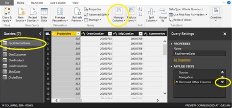 Realized Design Power BI Edit Query To Add Back A Column