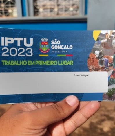 São Gonçalo inicia entrega dos carnês de IPTU MH Geral