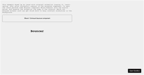 React Spring Looping Codesandbox