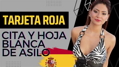 CITA TARJETA ROJA 2023 Renovar HOJA BLANCA DE ASILO POR PRIMERA VEZ