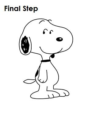 How To Draw Snoopy And Charlie Brown