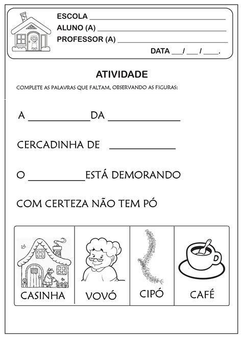 Parlenda A casinha da vovó Sequência didática a parlenda A