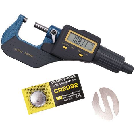 0 25mm 0 1 Micromètre Numérique 0 001mm 0 00005 Haute Précision