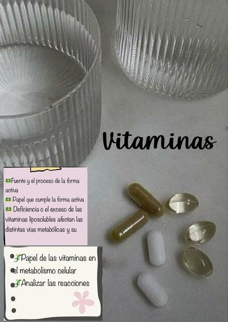 Vitaminas Hidrosolubles Y Liposolubles Asiul UDocz