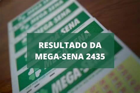 Resultado da Mega Sena 2435 de hoje terça feira 07 12 2021 DCI