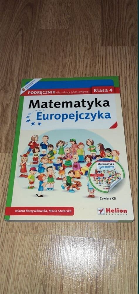 Matematyka Europejczyka podręcznik kl 4 Piszczac Kup teraz na