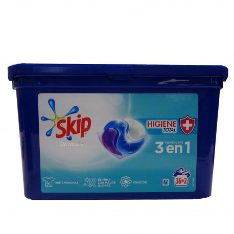 Skip detergente en cápsulas 38 u Ultimate 3 en 1 Higiene Tarraco