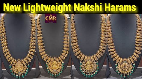 New Lightweight Nakshi Harams Collection 40 Gms To 50 Gms Lightweight