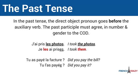 French Direct Object Pronouns FrenchCrazy