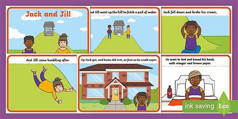 Jack and Jill Sequencing nauczyciel wykonał Twinkl
