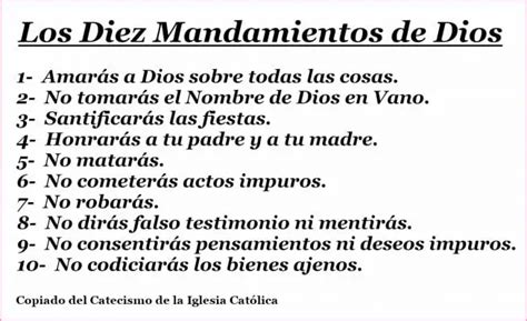 OS 10 MANDAMENTOS DA LEI DE DEUS Lista Dos Dez 2021
