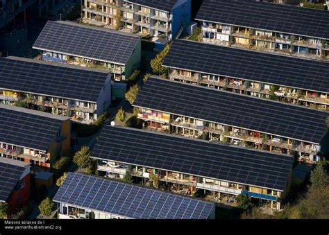 Des maisons solaires d un écoquartier en Allemagne Photos Futura