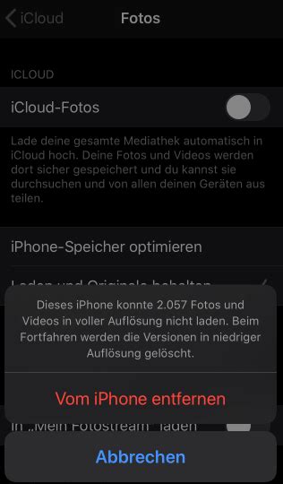 Wie Kann Man Fotos Aus Icloud L Schen Aber Auf Iphone Behalten