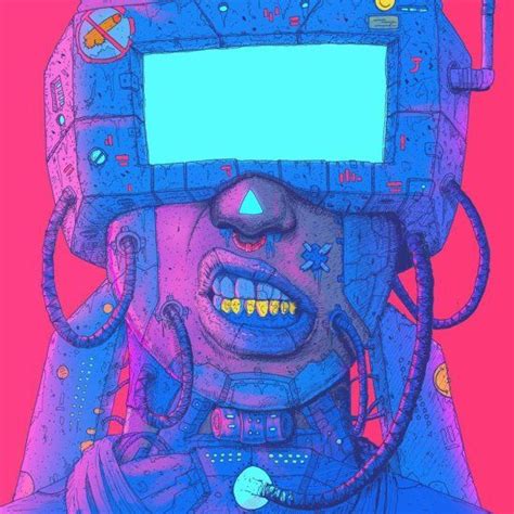 As surreais e psicodélicas ilustrações cyberpunk de Nick Sullo