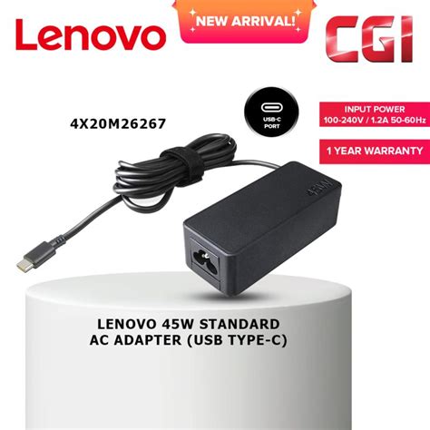 Lenovo W Standard Usb Type C Ac Adapter X M Cgi Store