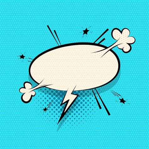 Premium Vector Comics Speech Bubble For Text Pop Art Design