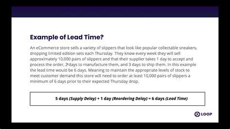 Inventory Management 101 Lead Times YouTube