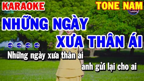 Nh Ng Ng Y X A Th N I Karaoke Tone Nam Nh C S Ng Beat Hay D H T