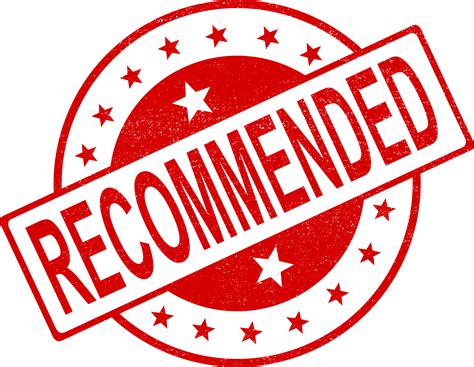 Recommended Stamp Vector Png Transparent Svg Onlygfx