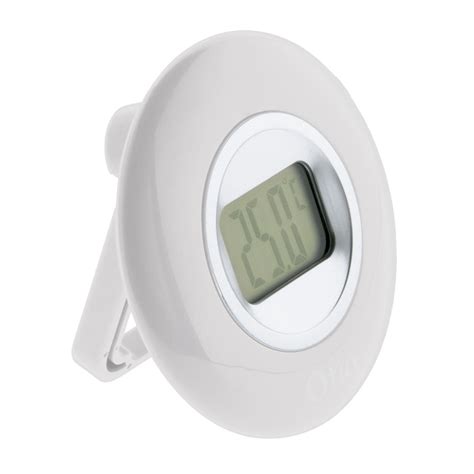 Thermomètre intérieur à écran LCD blanc Otio