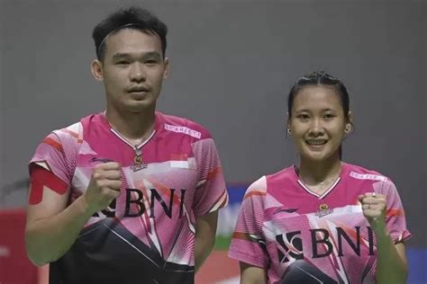 Ganda Campuran Rinov Dan Pitha Sumbang Kemenangan Perdana Di Badminton