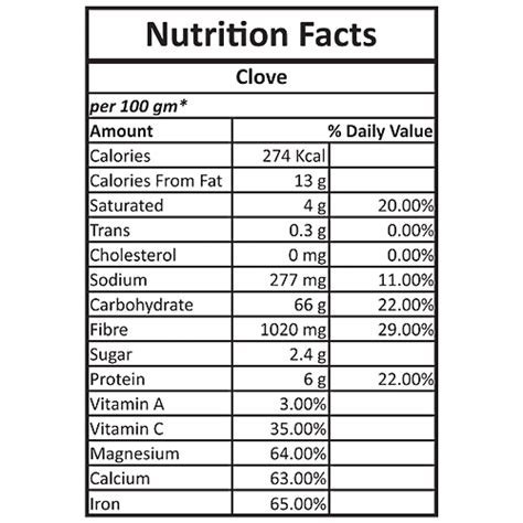 Buy Hello Healthy Organic Clove Rich In Fibre Vitamins Minerals