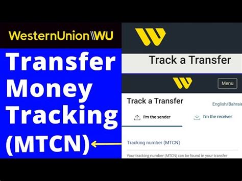 How To Track Western Union Money Western Union Money Tracking